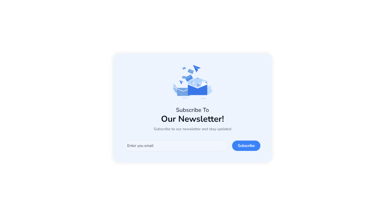 NewsVibe - Newsletter Section Tailwind CSS 3 HTML Template by Techzaa