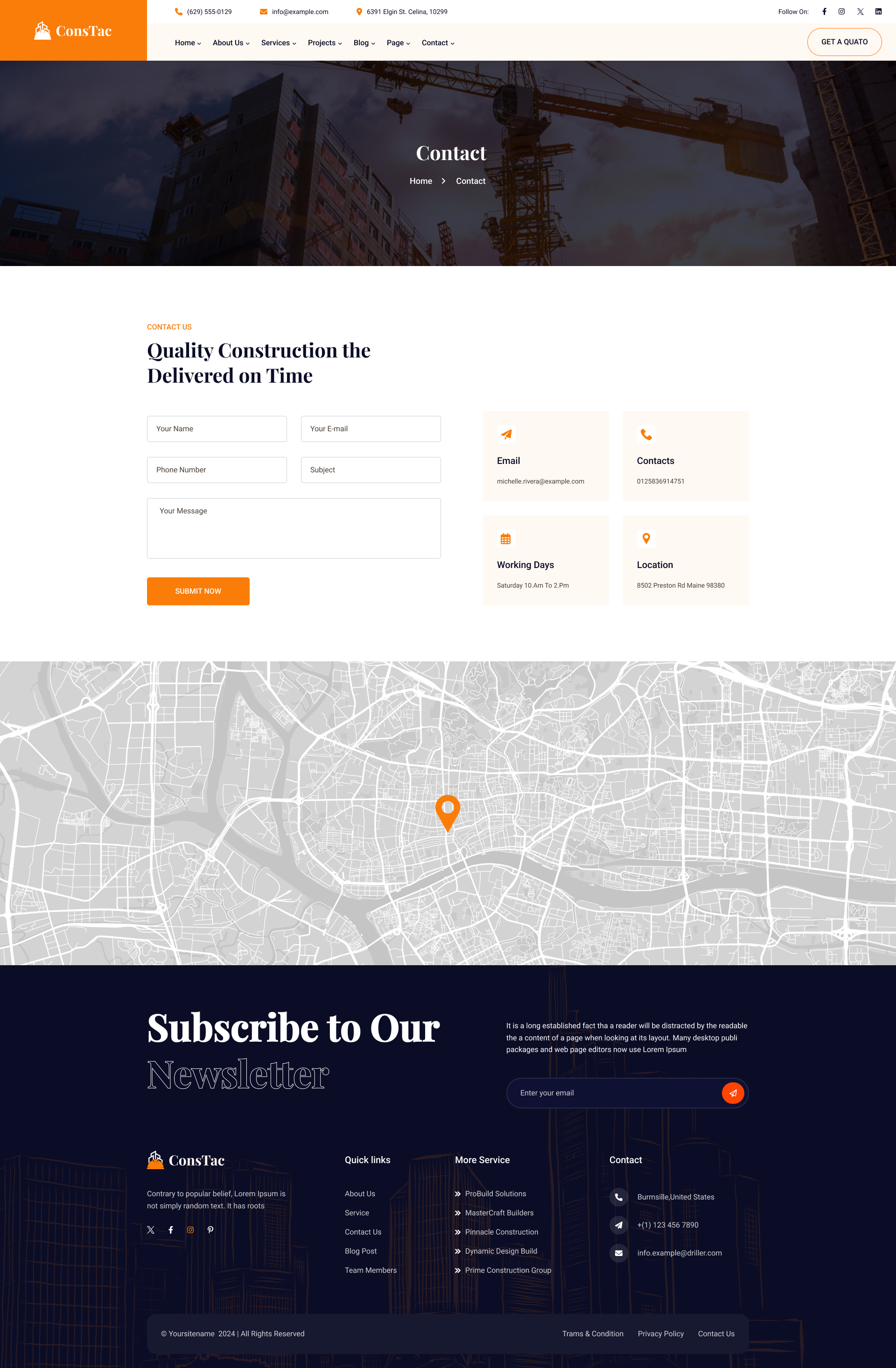 ConsTac - Building & Construction Figma Template by webnextpro | ThemeForest