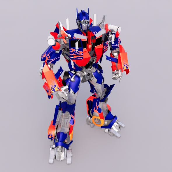 Transformer robot Optimus Prime by antonprast14 | 3DOcean