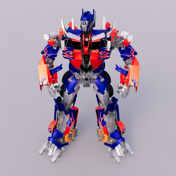 Transformer robot Optimus Prime by antonprast14 | 3DOcean