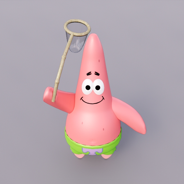 Patrick Star Movie Character by antonprast14 | 3DOcean