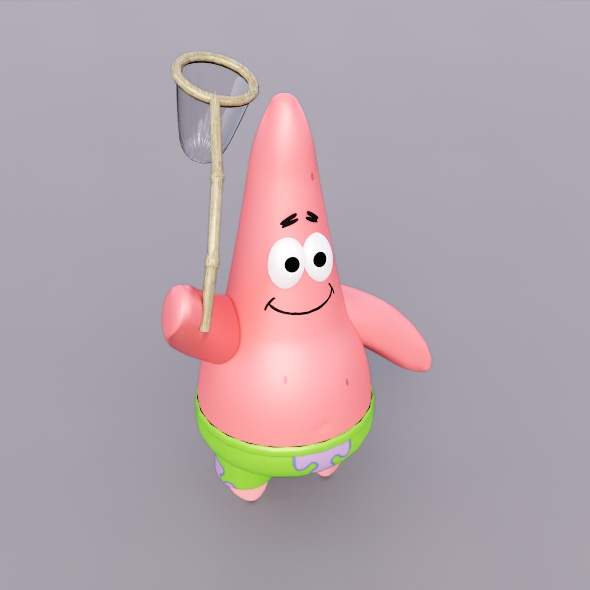Patrick Star Movie Character by antonprast14 | 3DOcean