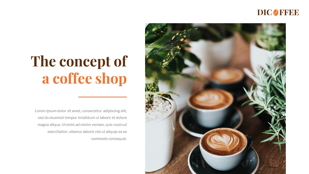Dicoffee - Coffee Shop PowerPoint Presentation Template, Presentation ...