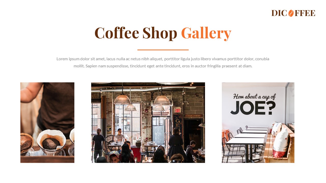 Dicoffee - Coffee Shop Keynote Presentation Template, Presentation ...