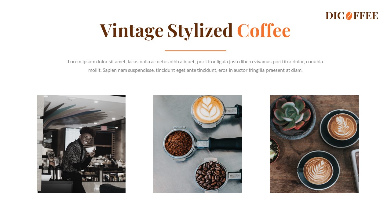 Dicoffee - Coffee Shop Keynote Presentation Template, Presentation ...