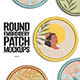 Round Embroidery Patch Mockups, Graphics | GraphicRiver