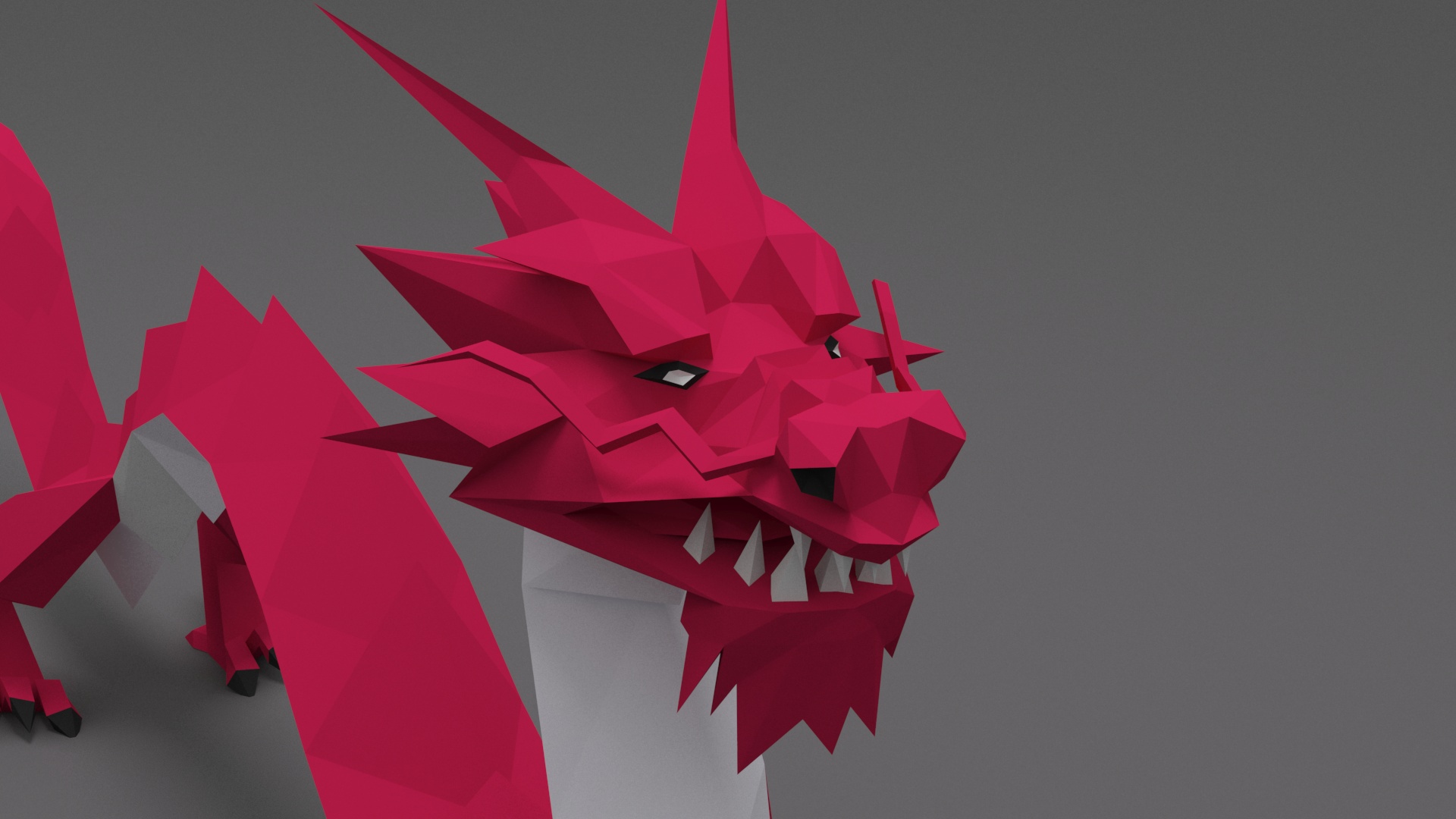 Dragon low poly by coc3d | 3DOcean