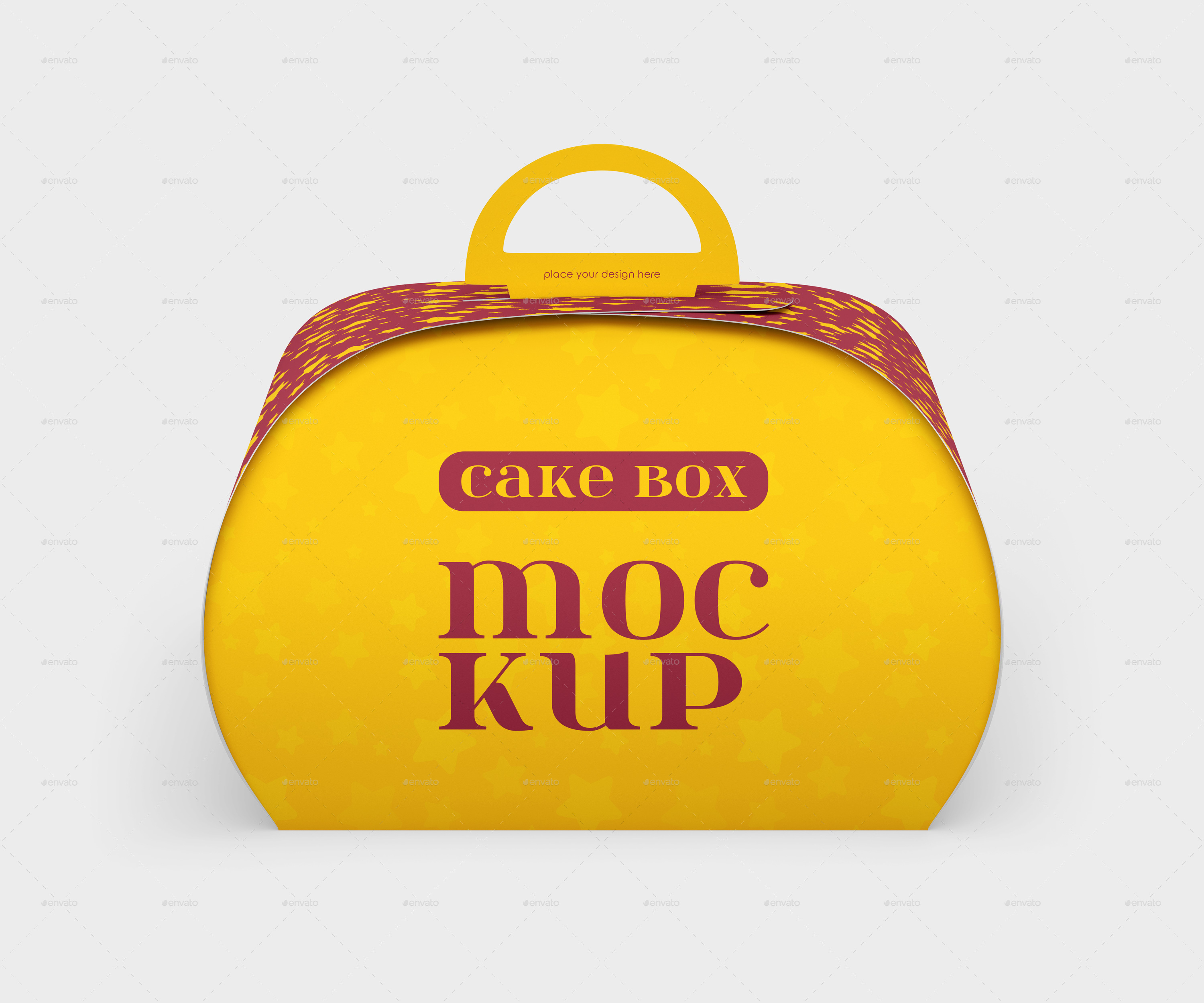 Cake Box Mockup Set, Graphics | GraphicRiver