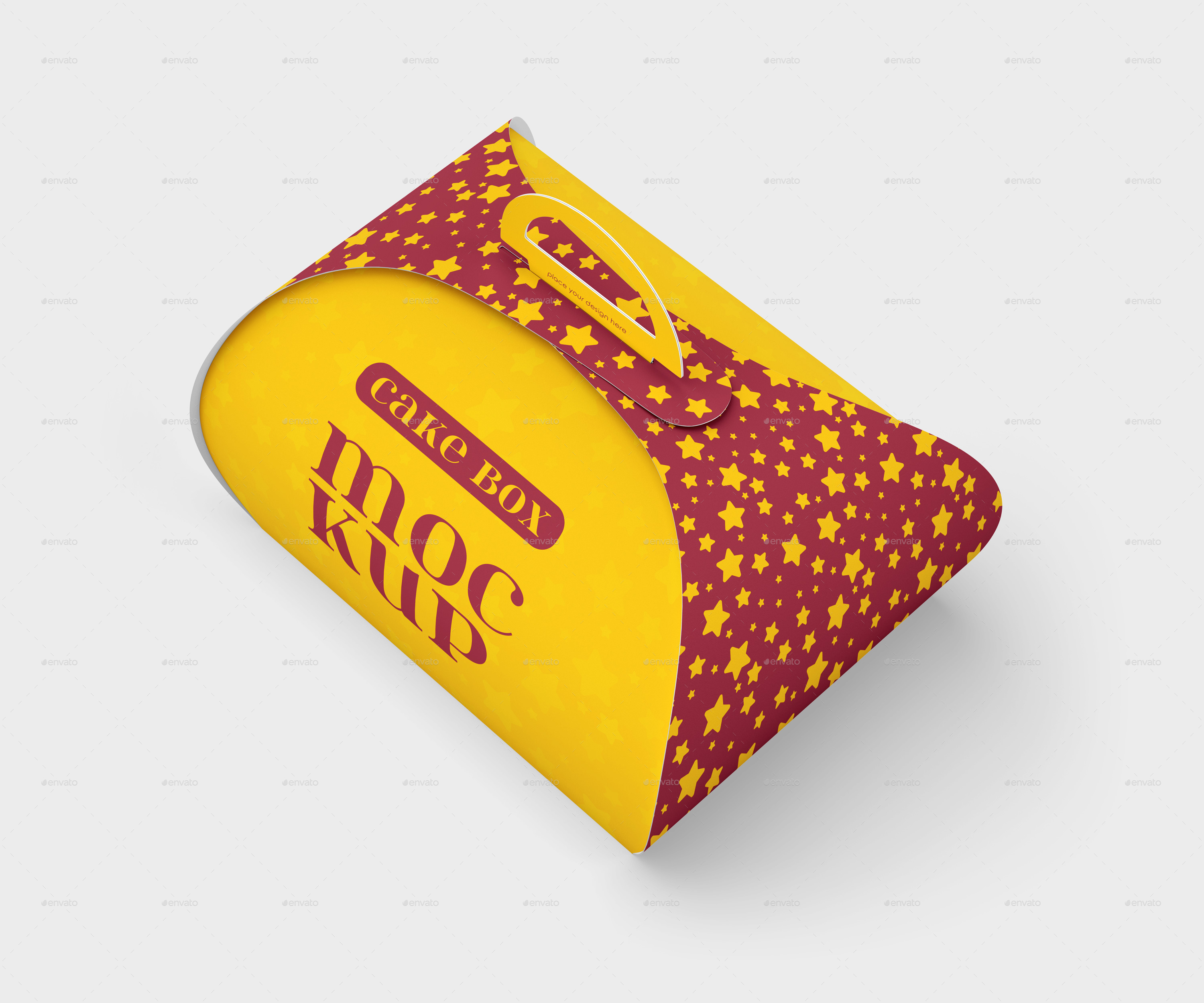 Cake Box Mockup Set, Graphics | GraphicRiver