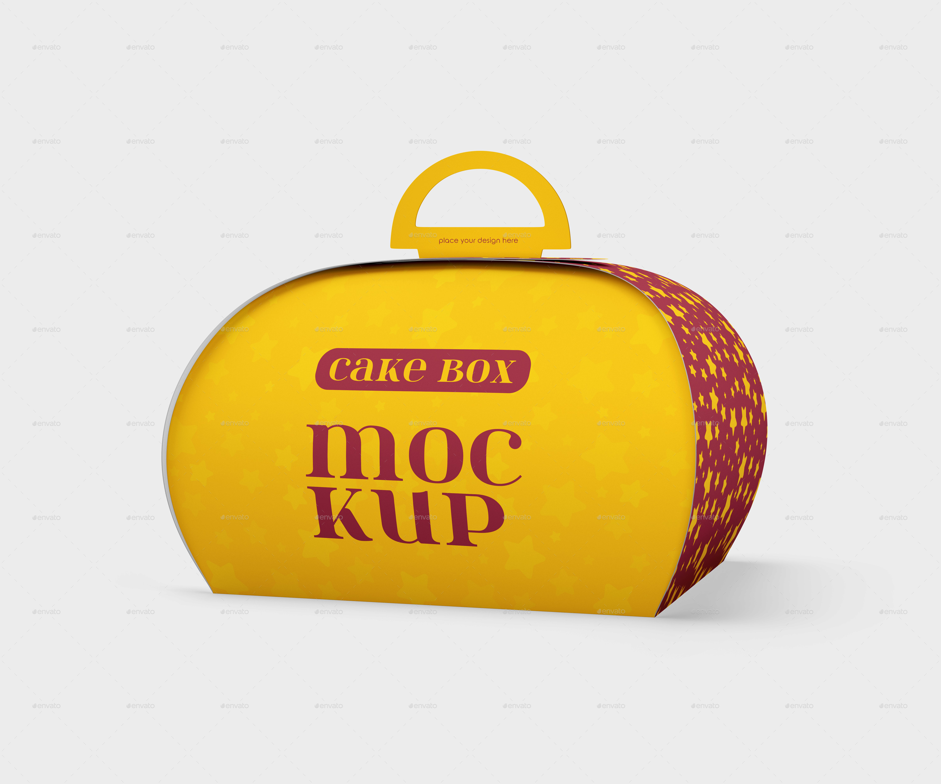 Cake Box Mockup Set, Graphics | GraphicRiver