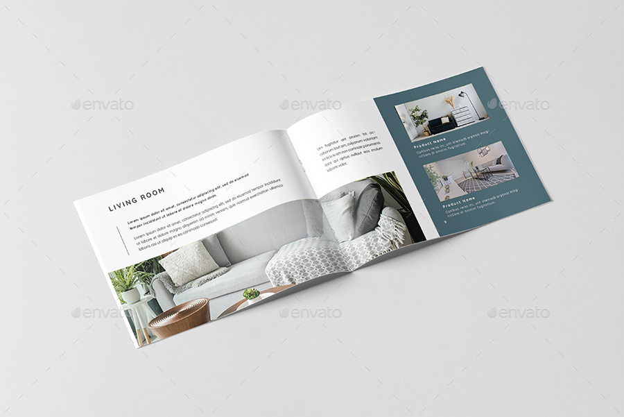 A4 Interior Design Portfolio, Print Templates | GraphicRiver