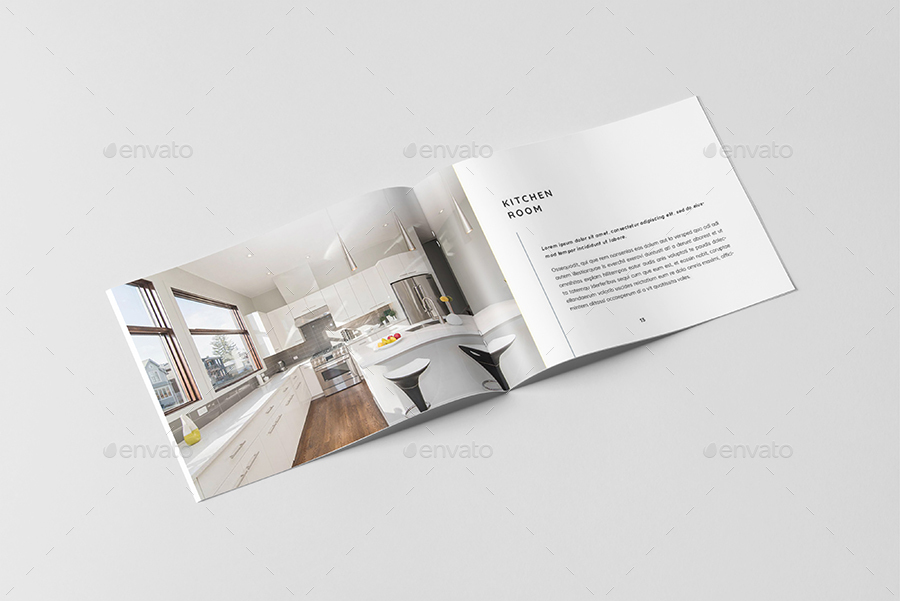 A4 Interior Design Portfolio, Print Templates | GraphicRiver