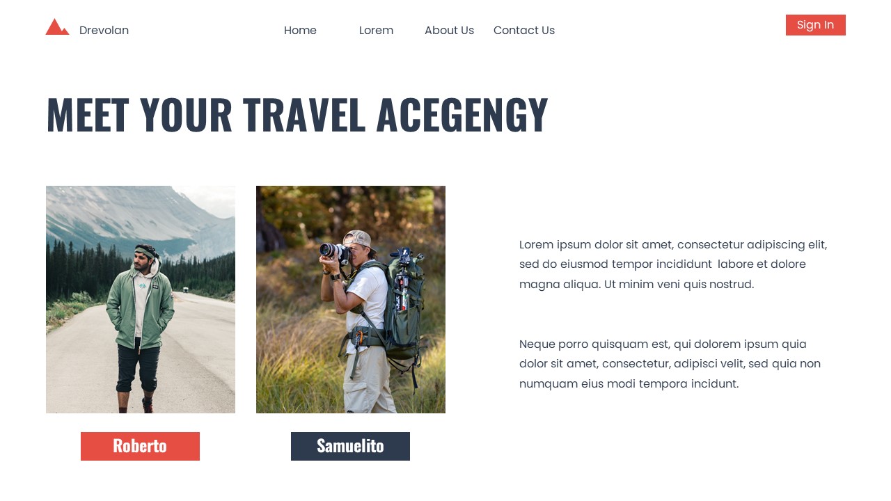 White Red Travel Agency Presentation, Presentation Templates | GraphicRiver