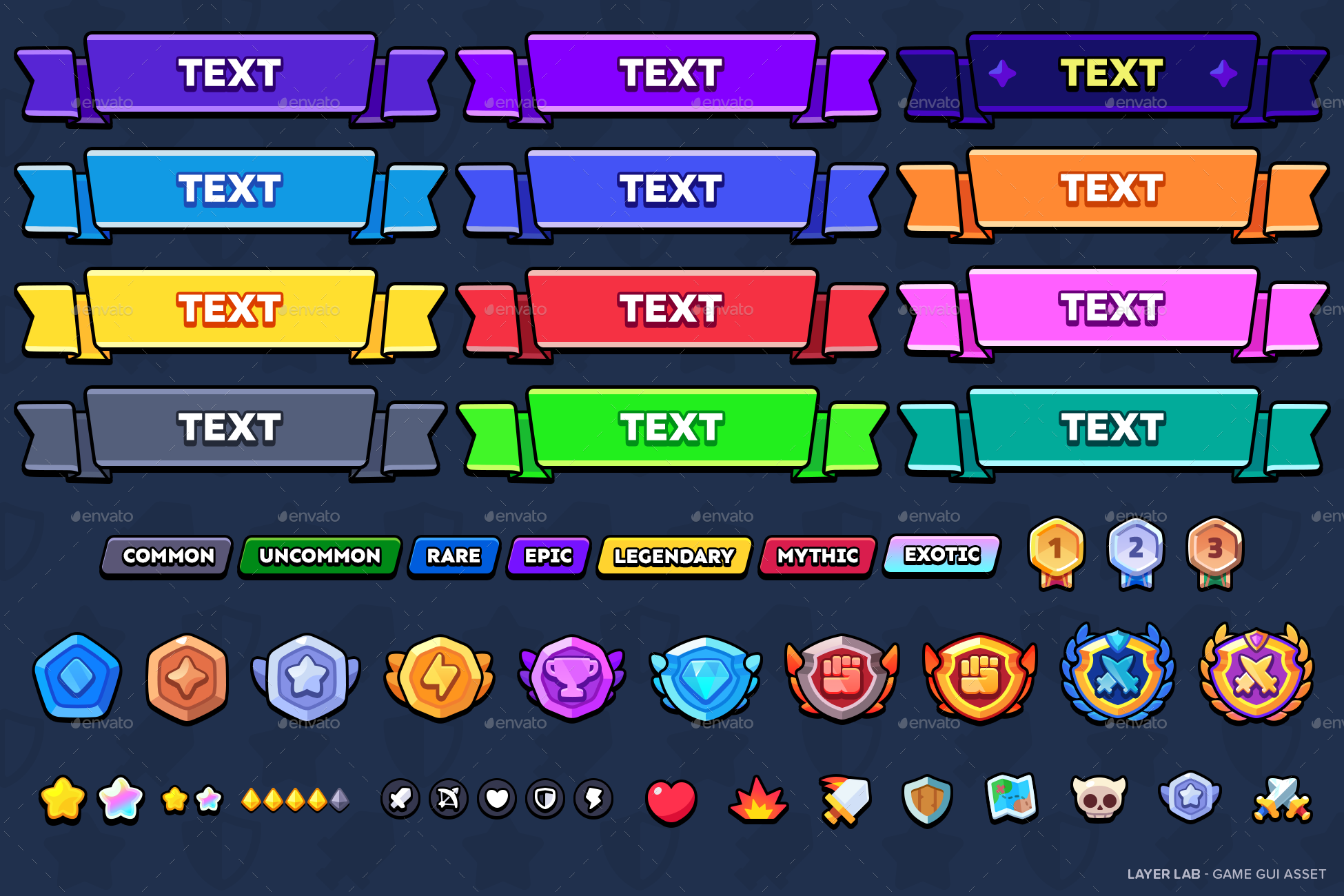 GUI Pro - Super Casual, Game Assets | GraphicRiver