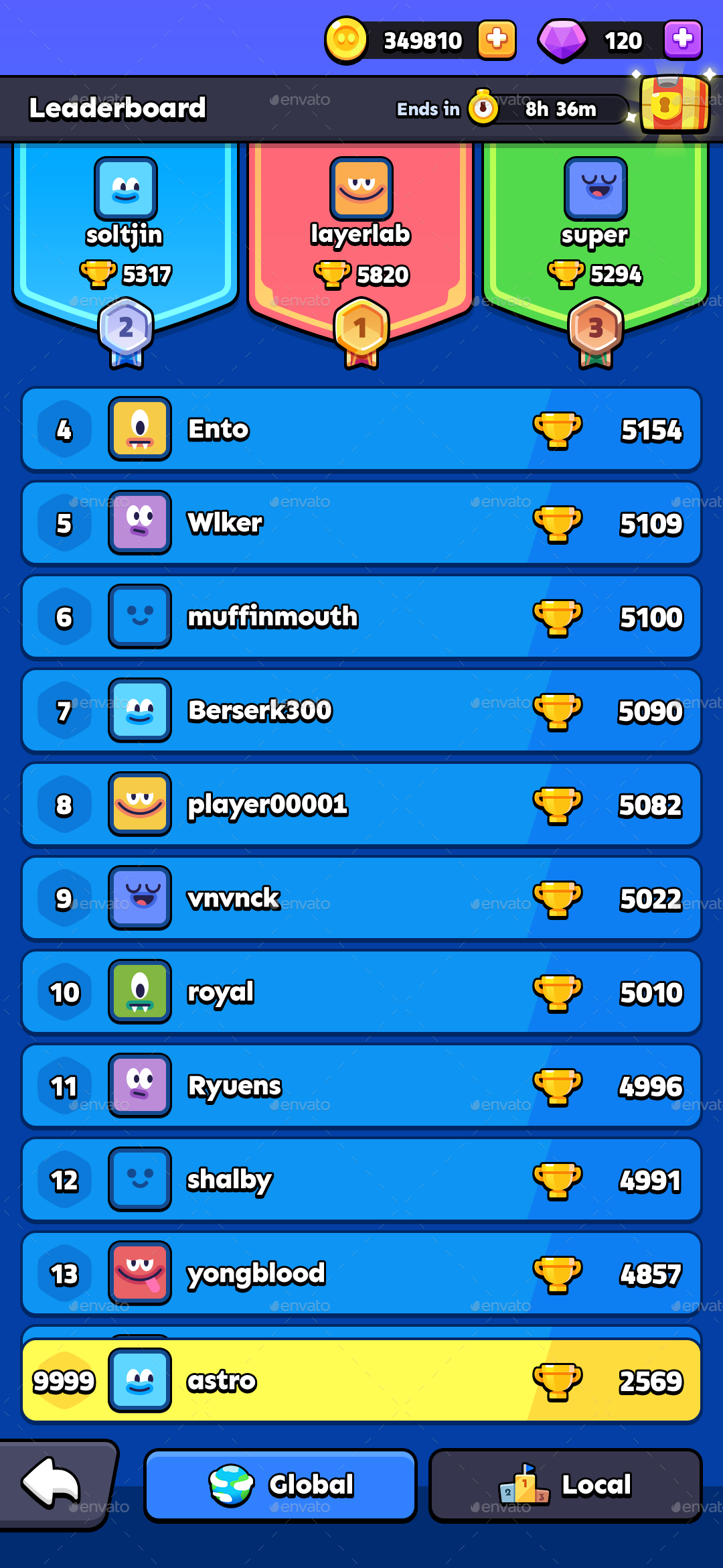 GUI Pro - Super Casual, Game Assets | GraphicRiver