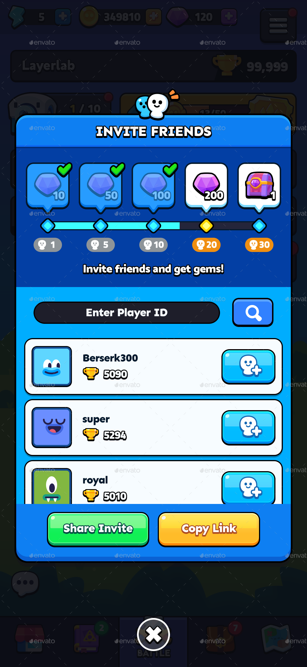 GUI Pro - Super Casual, Game Assets | GraphicRiver