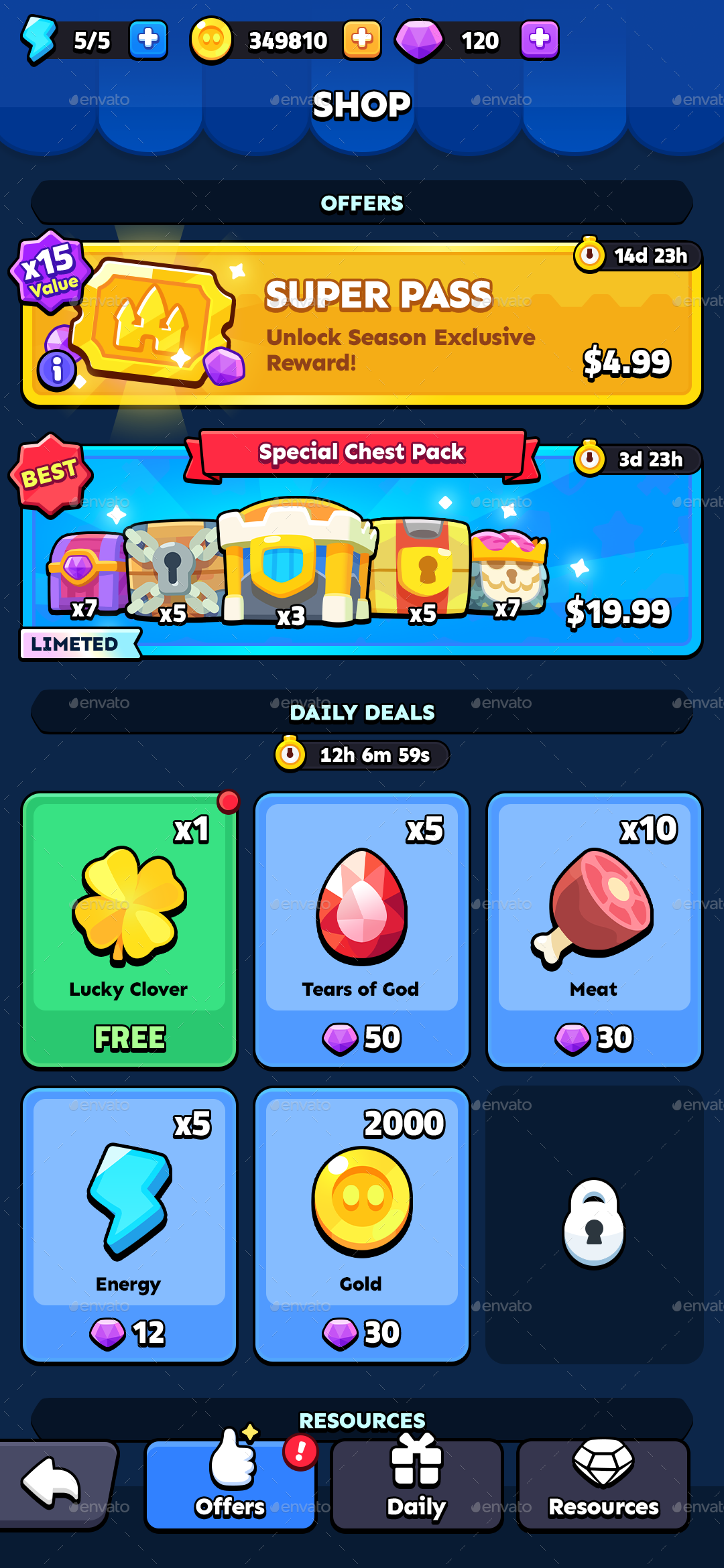 GUI Pro - Super Casual, Game Assets | GraphicRiver