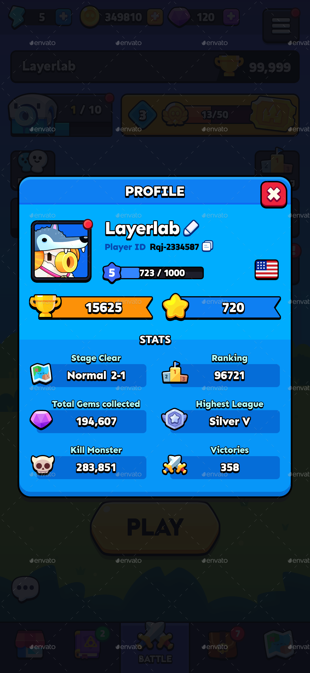 GUI Pro - Super Casual, Game Assets | GraphicRiver