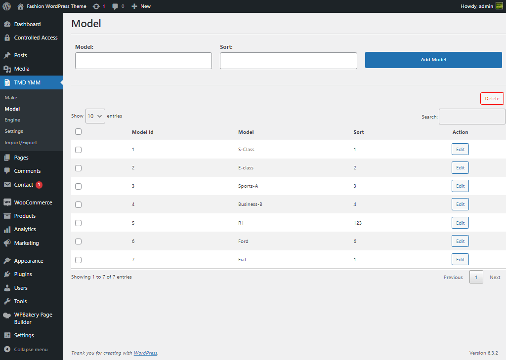 WooCommerce Vehicle Parts Finder - Make-Model-Engine-Year by TmdStudio