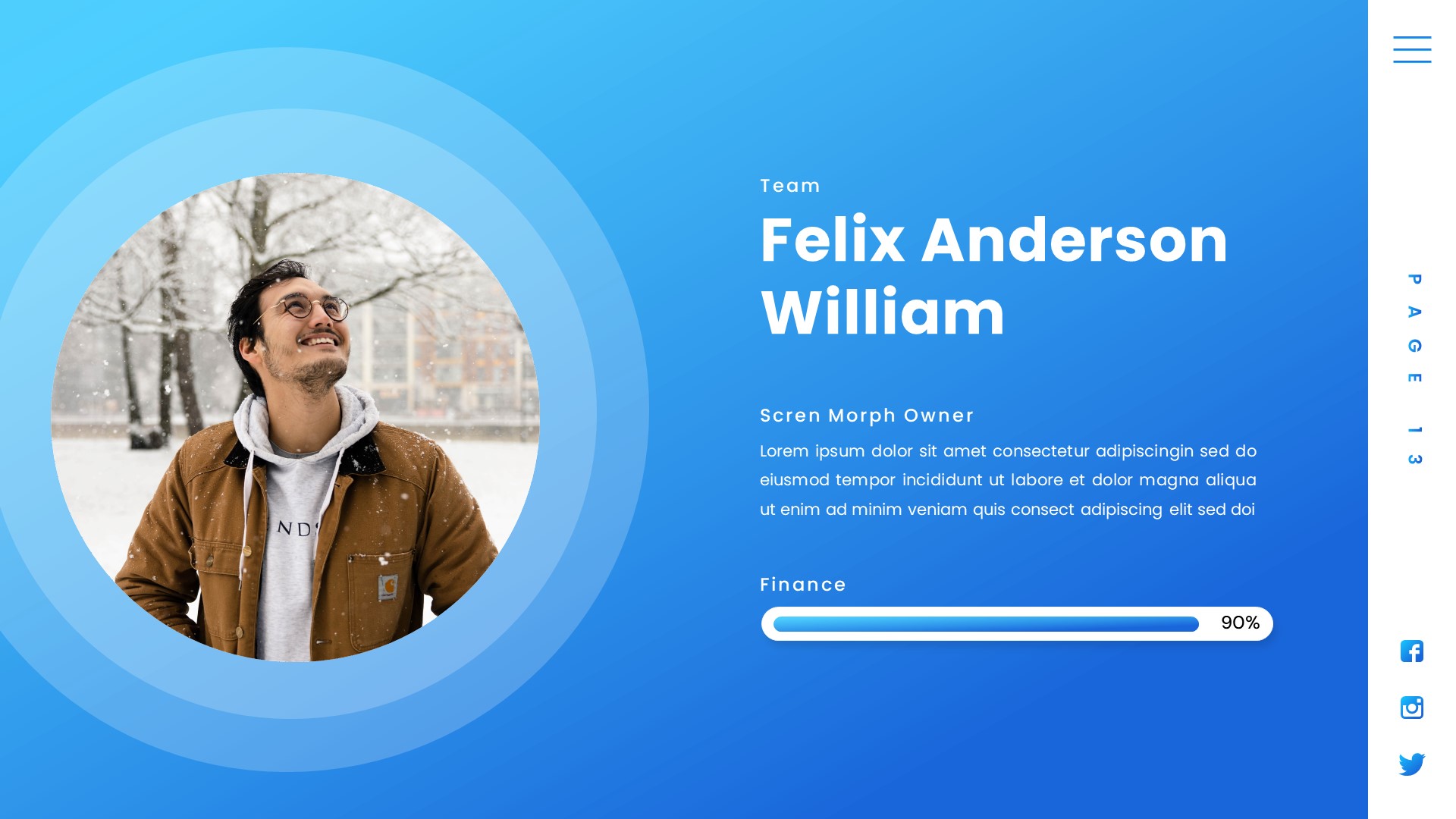 Scren Morph – Glassmorphism PowerPoint Template, Presentation Templates