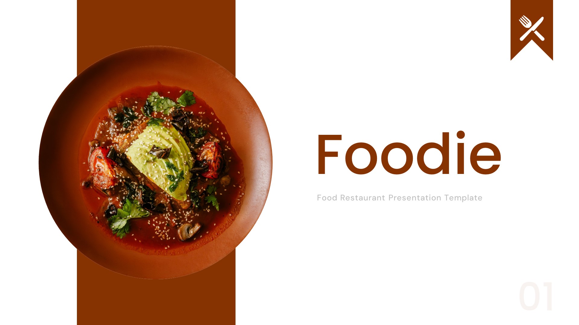 Foodie – Food Restaurant Google Slides Template, Presentation Templates