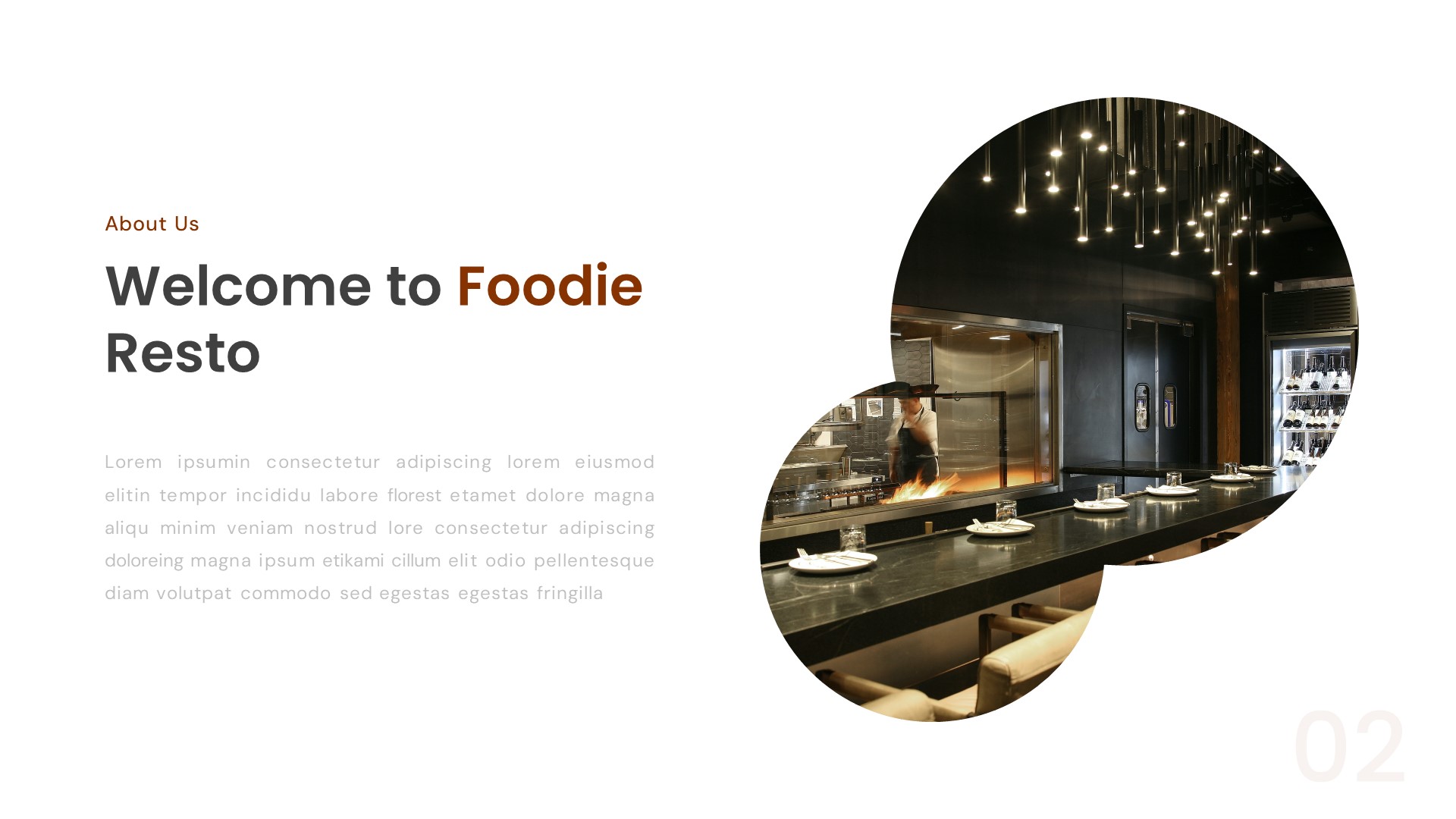 Foodie – Food Restaurant Google Slides Template, Presentation Templates