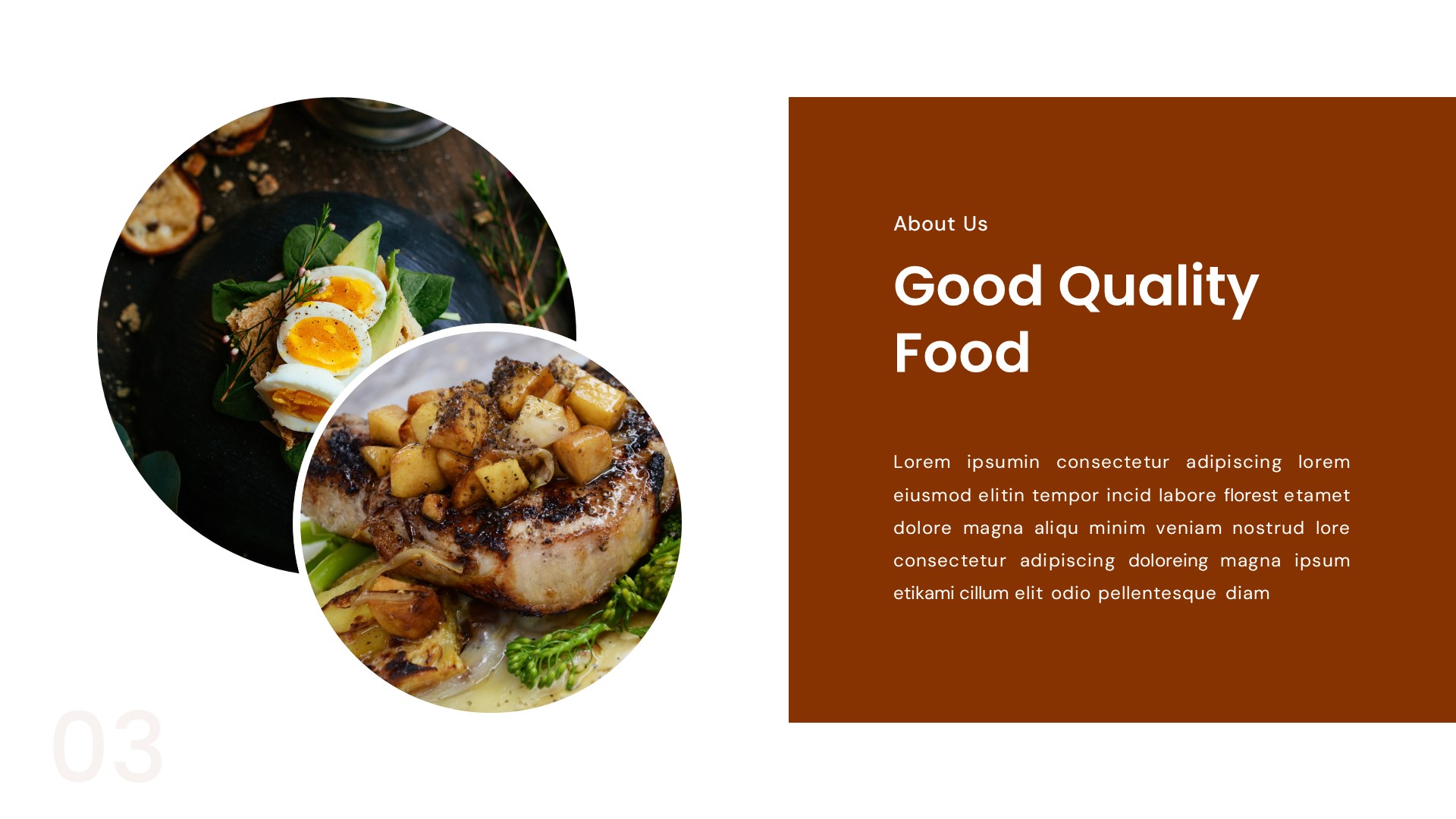 Foodie – Food Restaurant Google Slides Template, Presentation Templates
