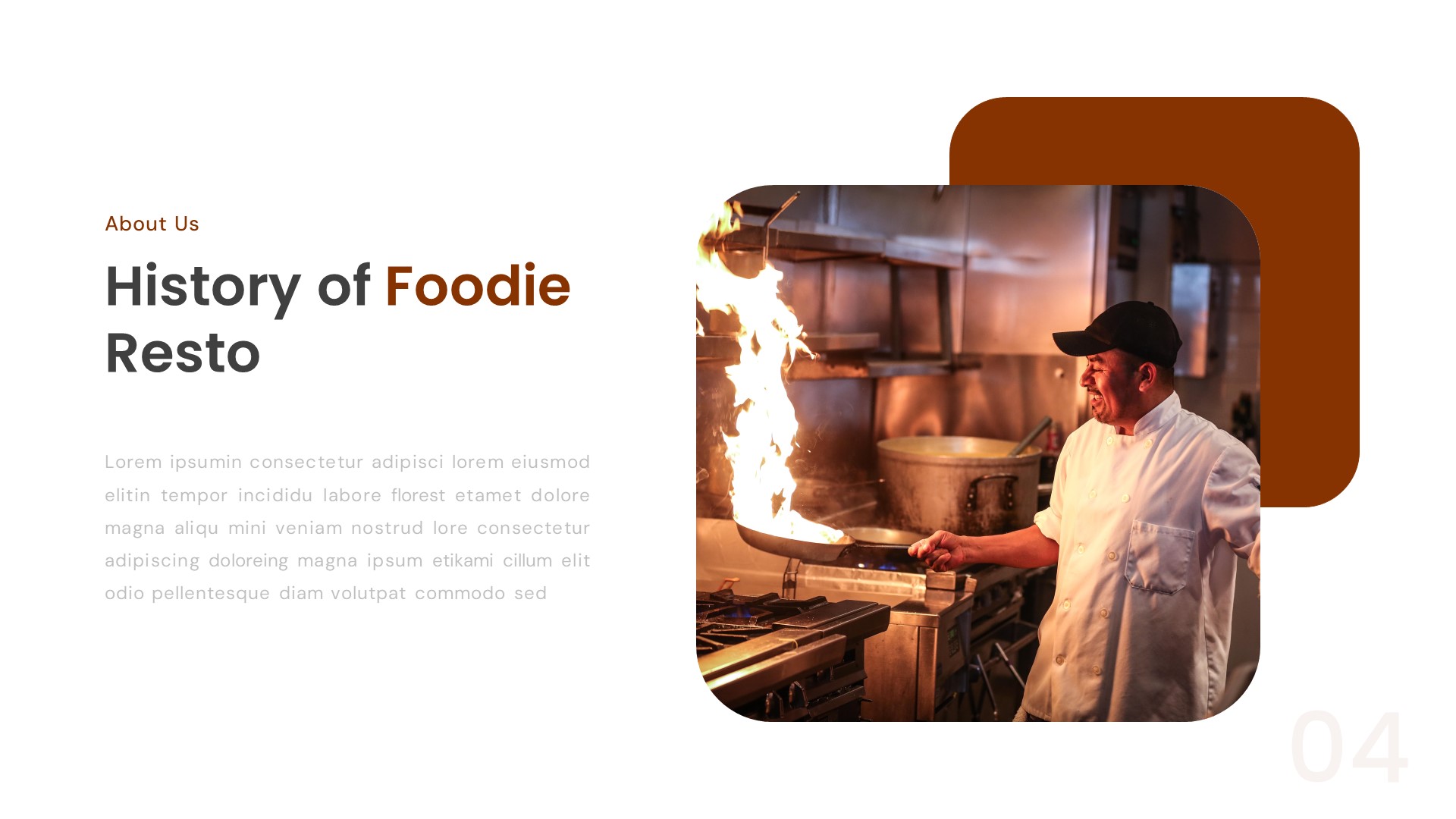 Foodie – Food Restaurant Google Slides Template, Presentation Templates