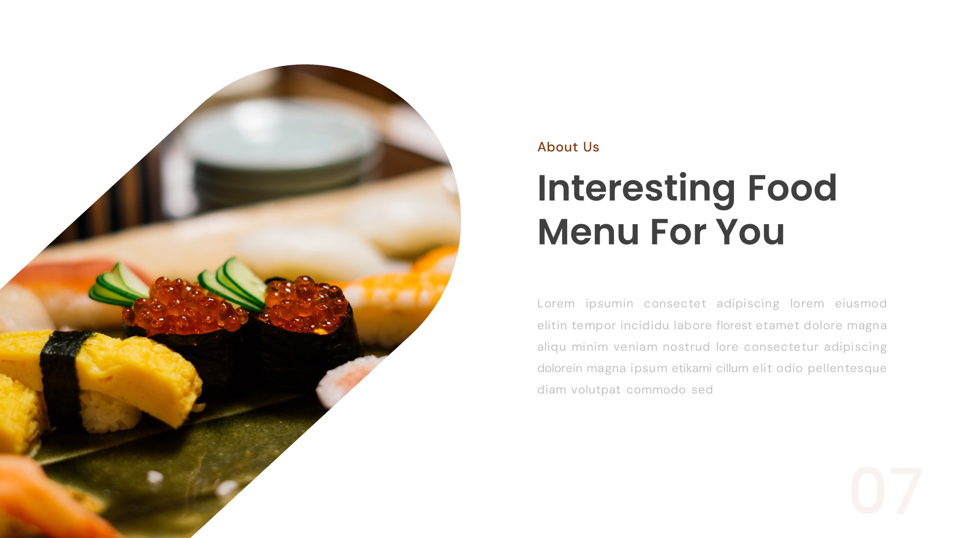 Foodie – Food Restaurant Google Slides Template, Presentation Templates