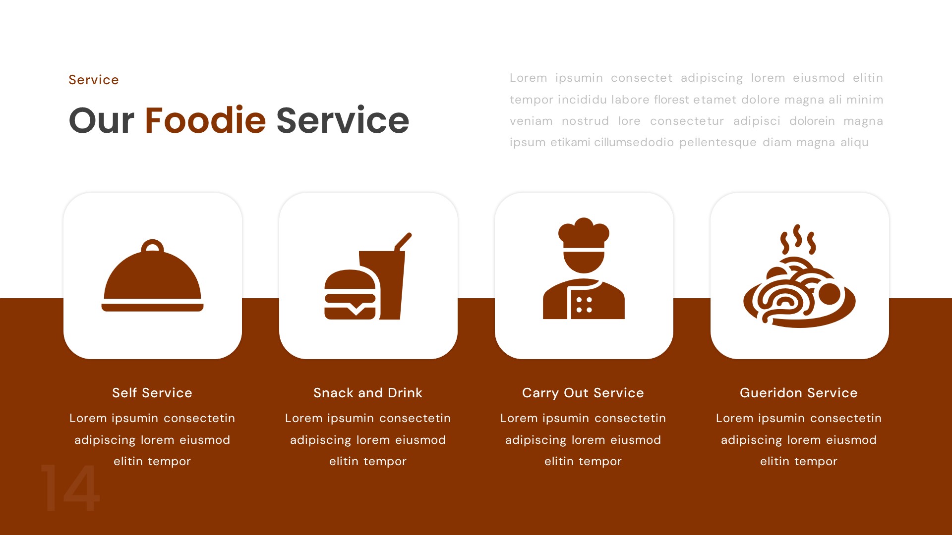 Foodie – Food Restaurant Google Slides Template, Presentation Templates