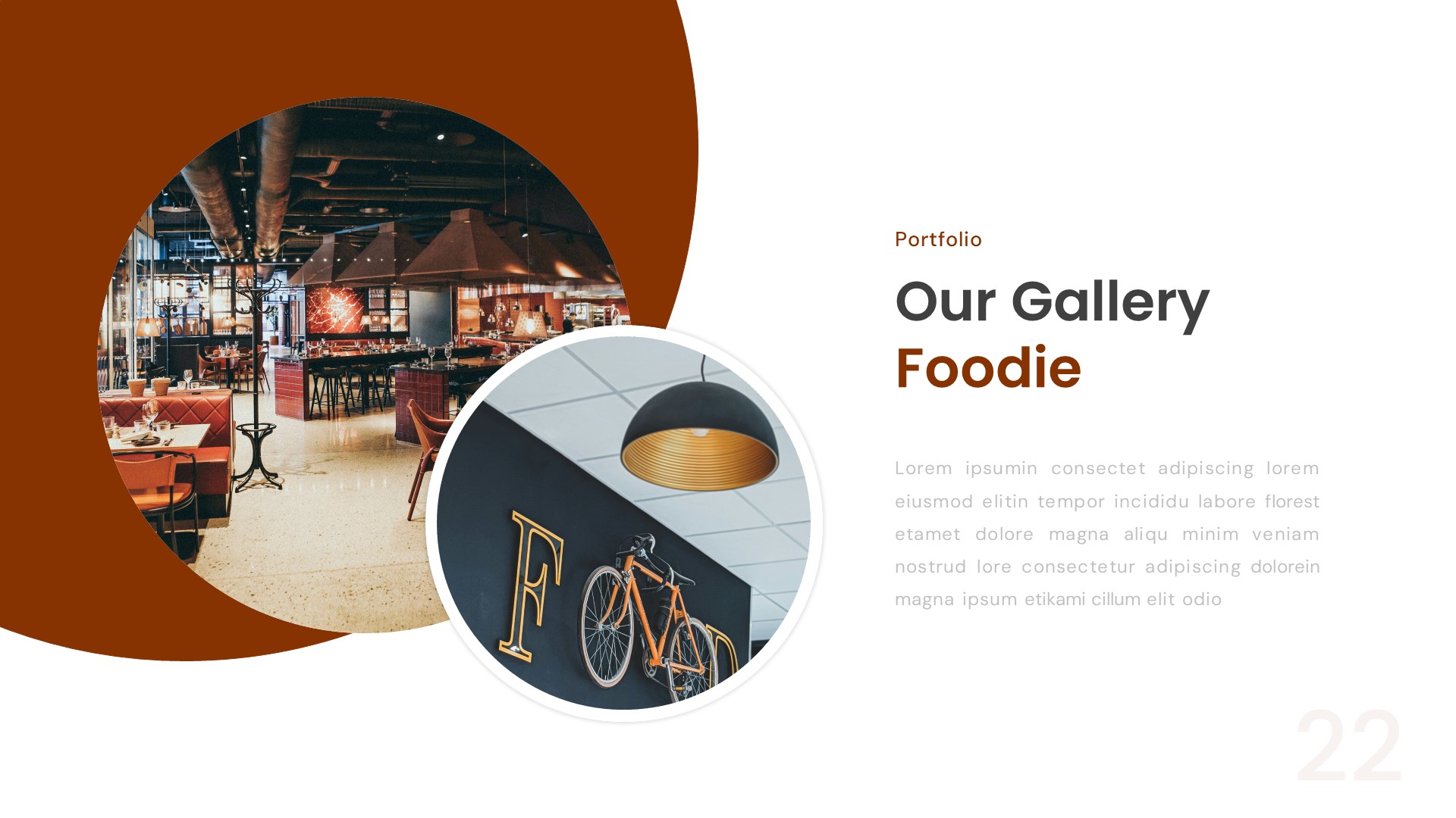 Foodie – Food Restaurant Google Slides Template, Presentation Templates