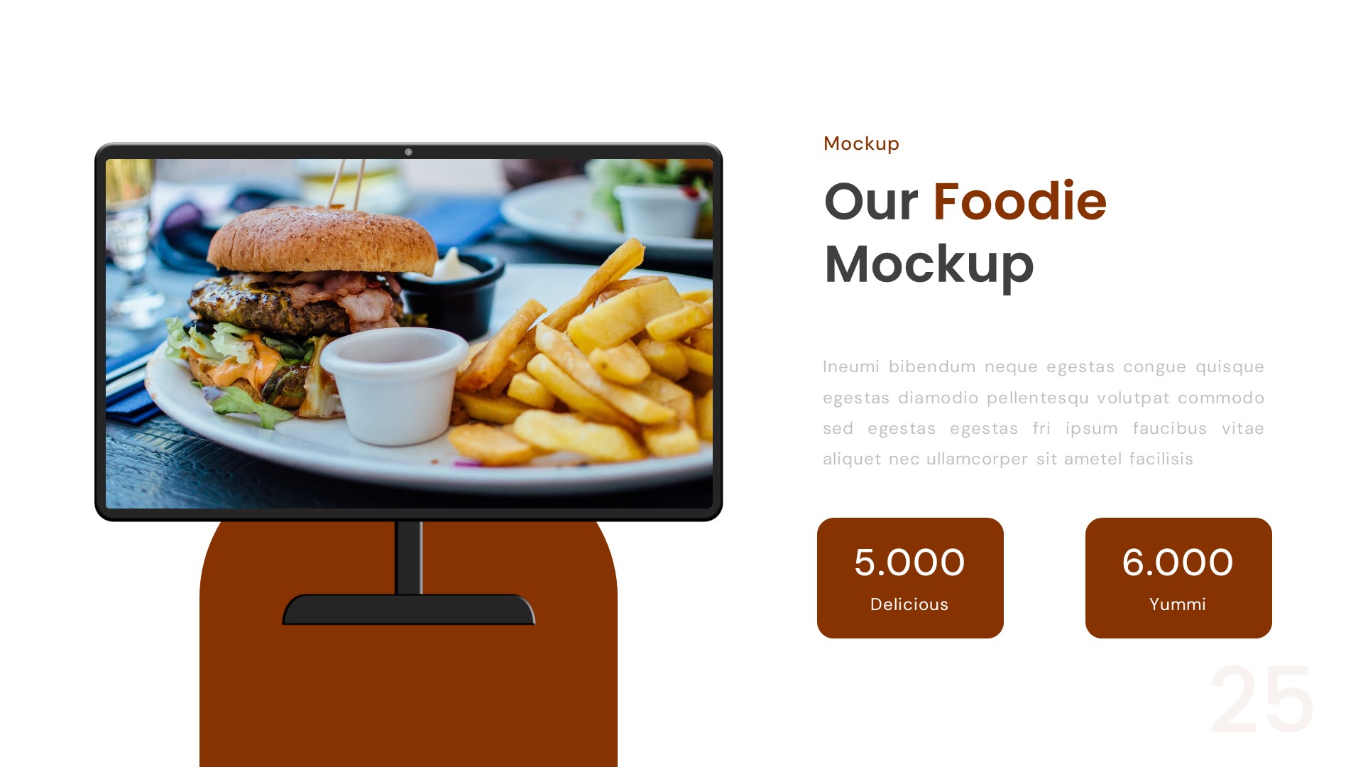 Foodie – Food Restaurant Google Slides Template, Presentation Templates