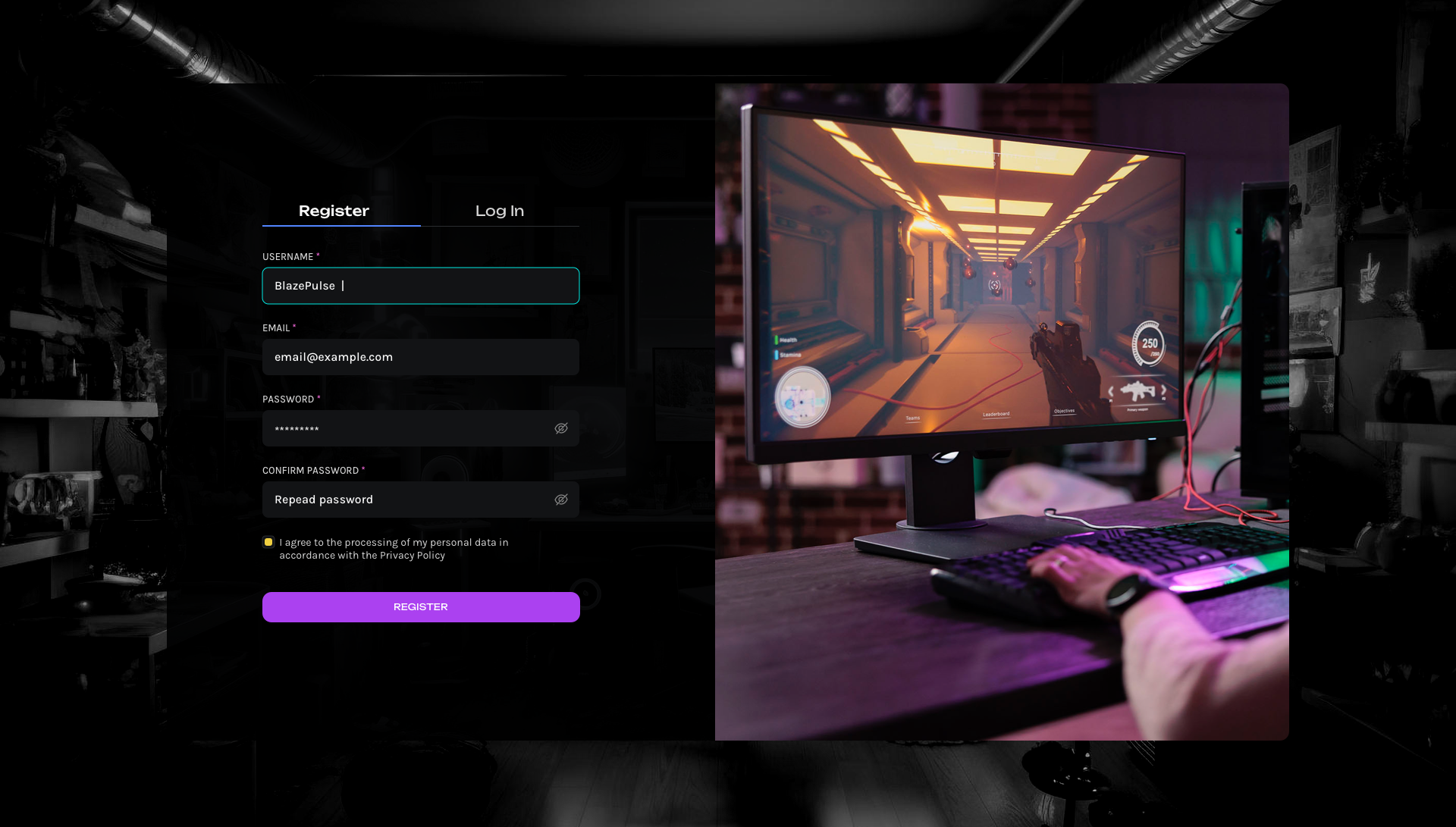 Streamity – Gaming and Streaming Dashboard UI for Figma by merkulove