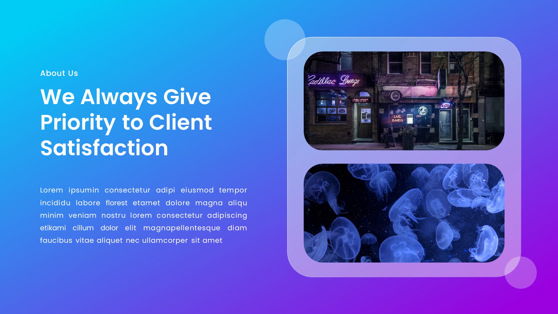 Glossy Morph – Glassmorphism Google Slides Template, Presentation Templates