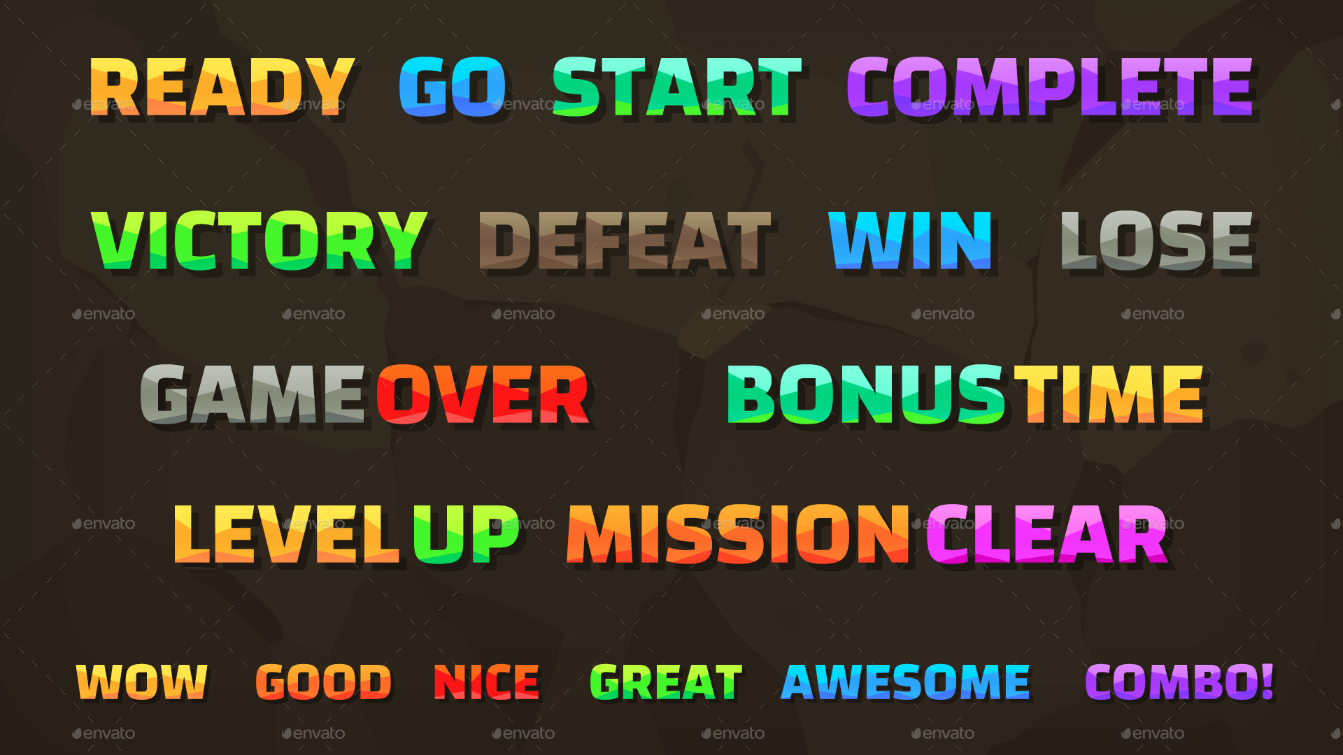 Game GUI - The Stone, Game Assets | GraphicRiver