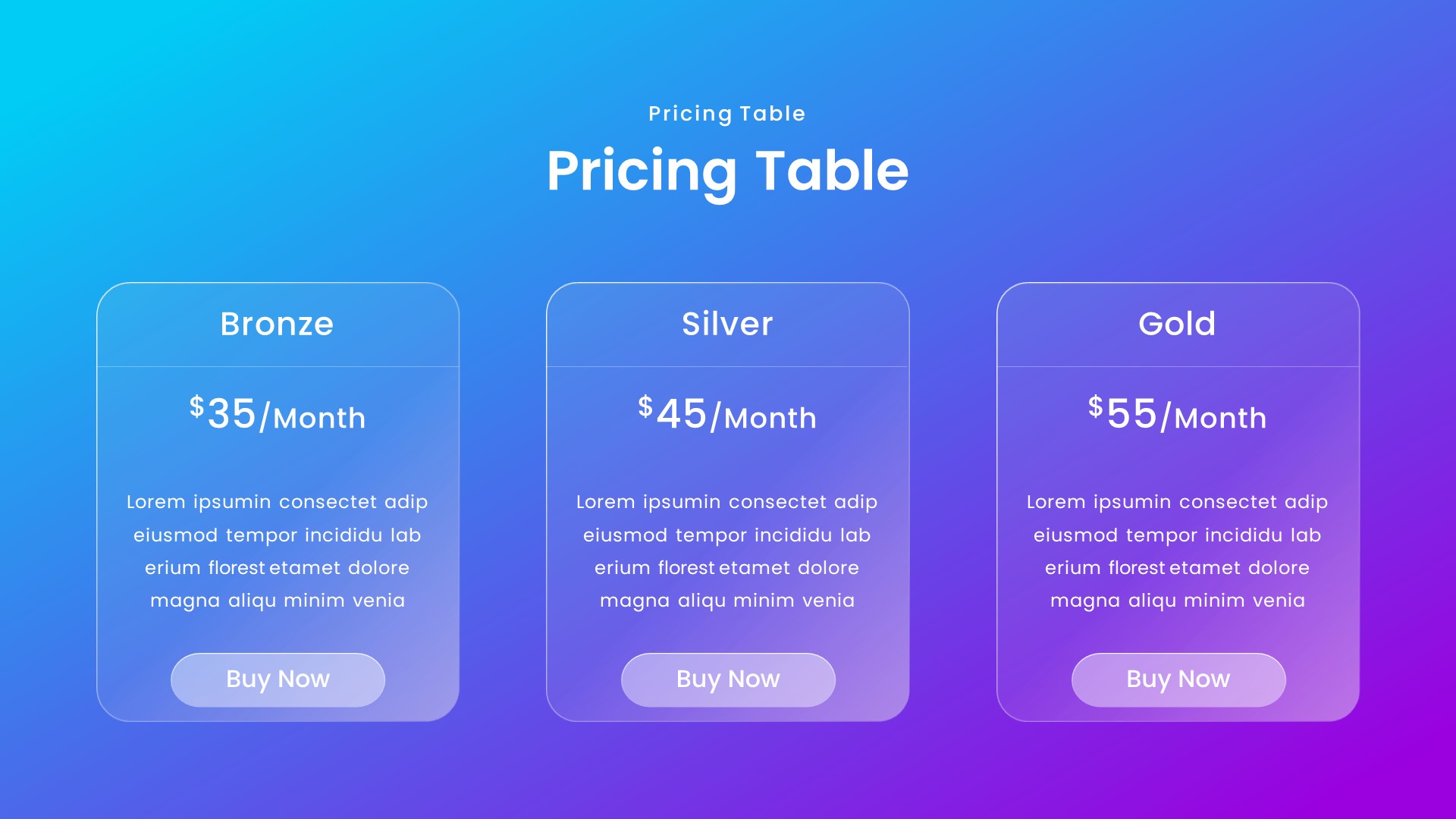 Glossy Morph – Glassmorphism PowerPoint Template, Presentation Templates