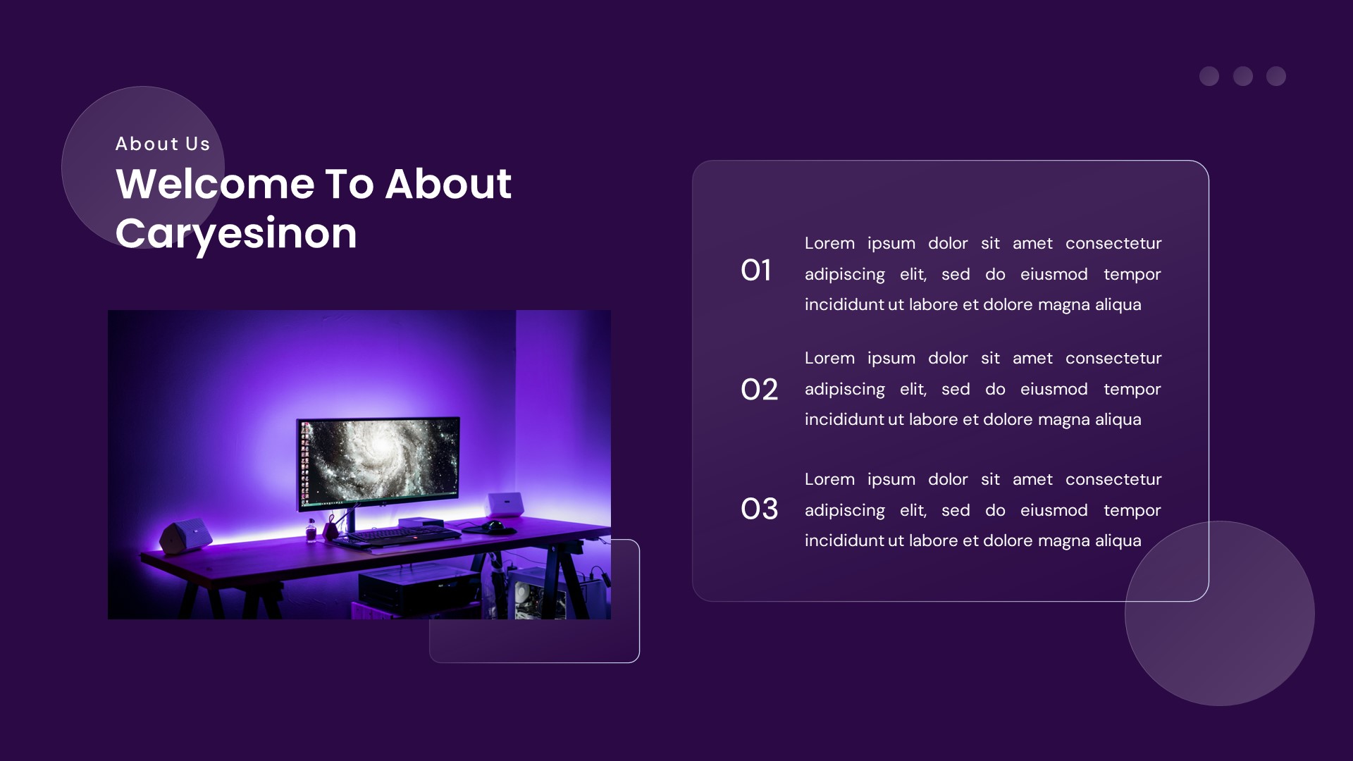 Caryesinon – Glassmorphism PowerPoint Template, Presentation Templates
