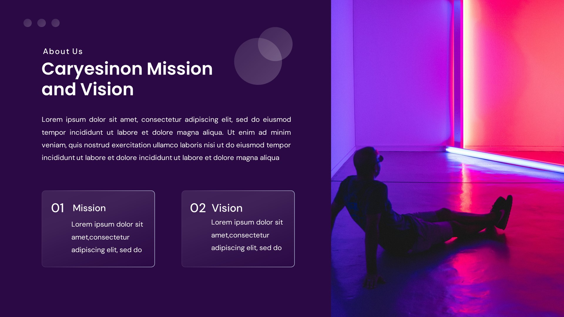 Caryesinon – Glassmorphism PowerPoint Template, Presentation Templates