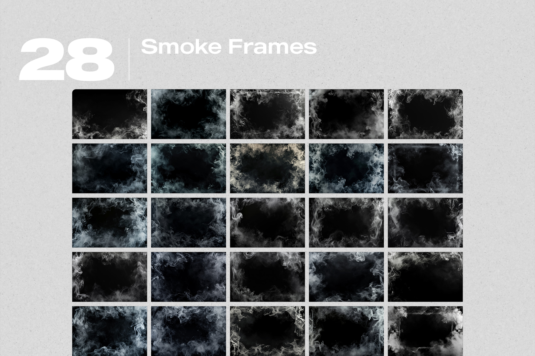 28 Smoke Frames Photo Overlay Effects, Add-ons | GraphicRiver