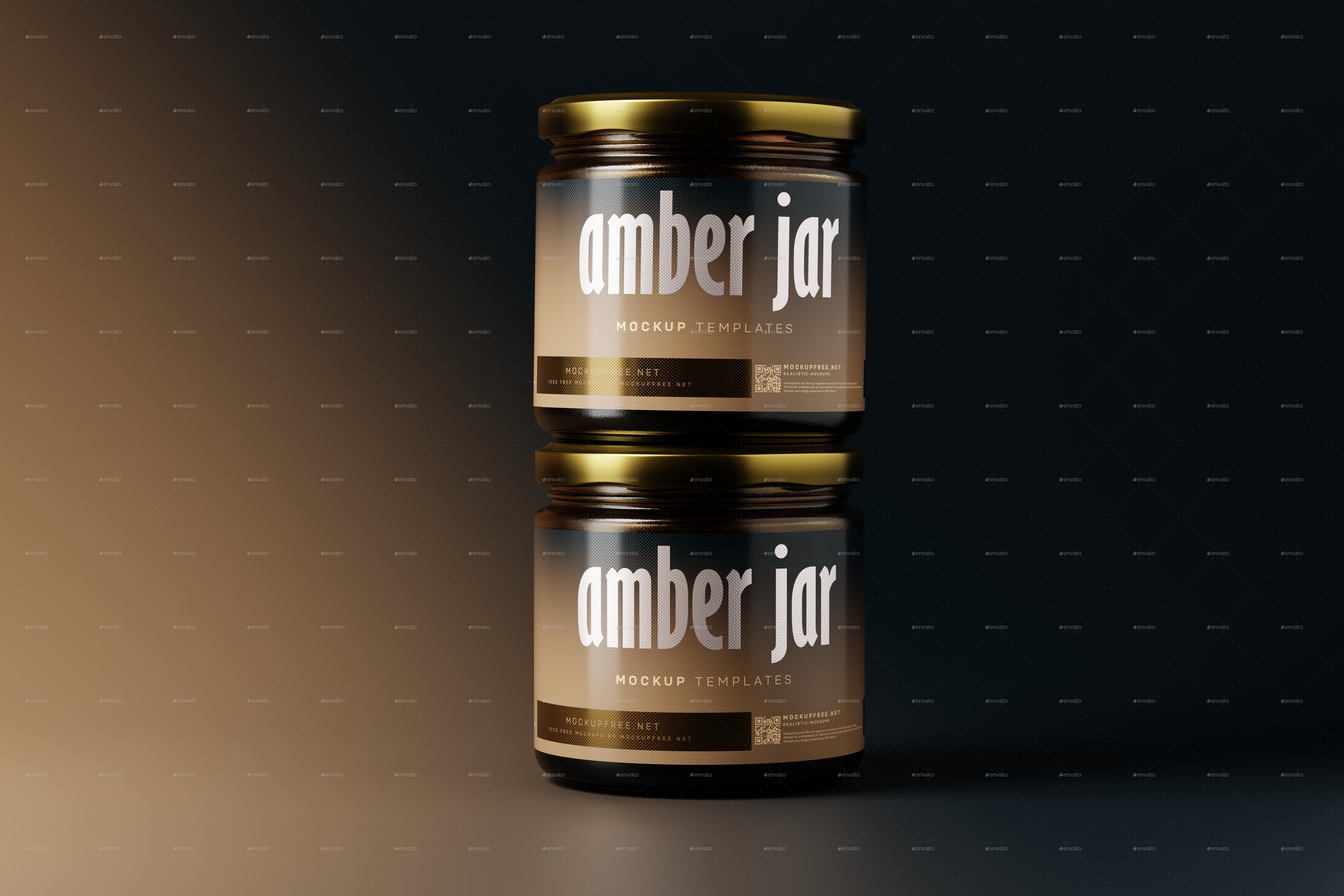 Medium Size Food Jar Mockups, Graphics | GraphicRiver