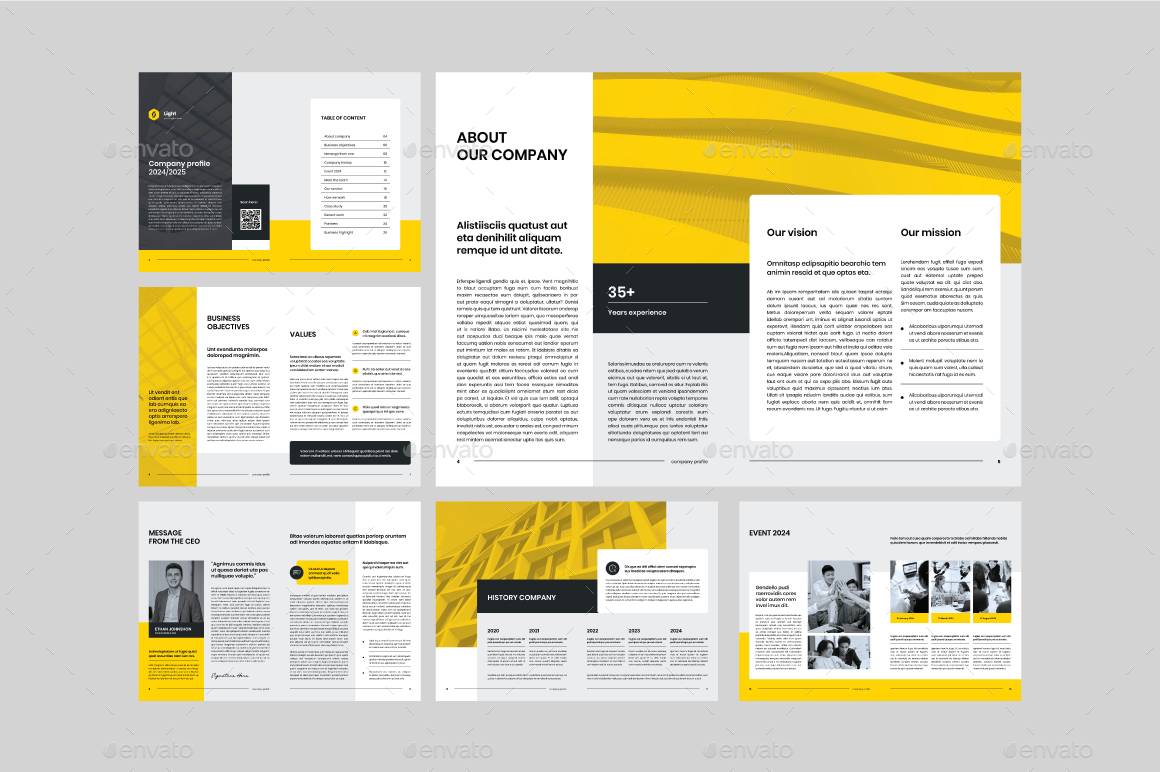 Company Profile, Print Templates | GraphicRiver
