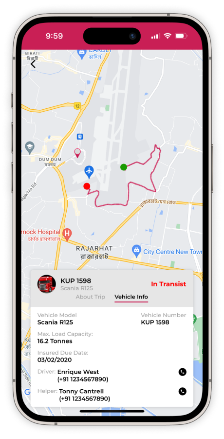 Truck Tracking User App + Driver App Template | 2 Apps | Truck App ...