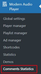 Modern Audio Player Comments AddOn by Tean | CodeCanyon