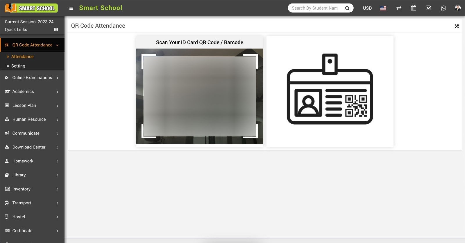 Smart School QR Code Attendance by QDOCS | CodeCanyon