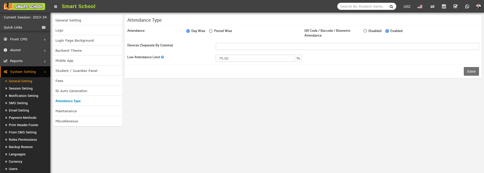 Smart School QR Code Attendance by QDOCS | CodeCanyon