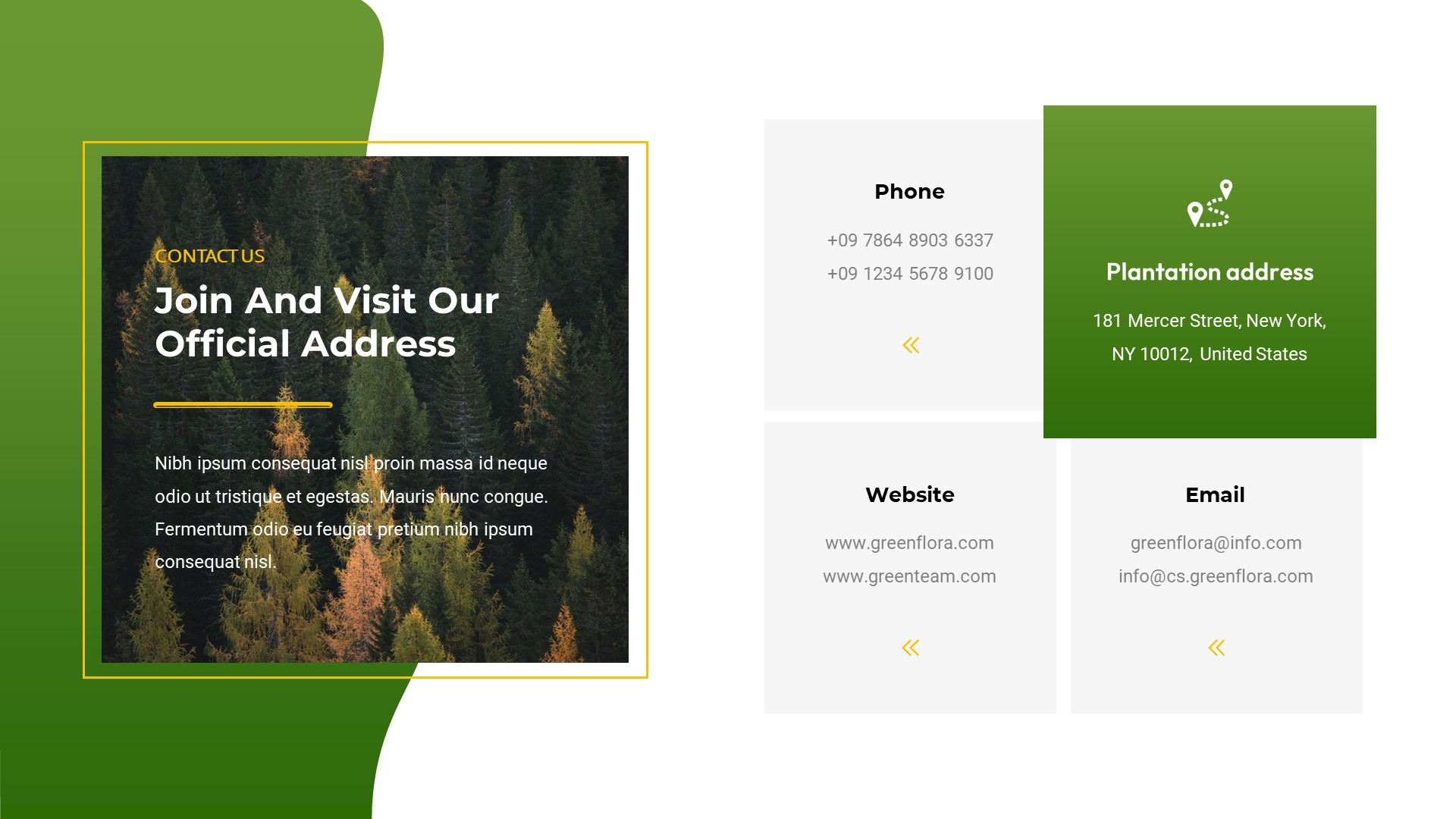 Greenflora - Forest Conservation Google Slides Template, Presentation ...