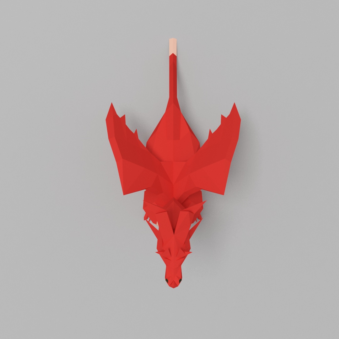 Dragon low poly by coc3d | 3DOcean