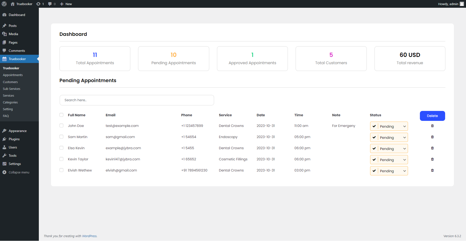 TrueBooker - Appointment Booking & Scheduler Plugins by ThemetechMount
