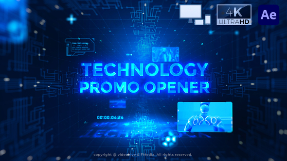 Technology Promo Opener, After Effects Project Files | VideoHive