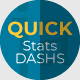 Quick Stats Dashboards PowerPoint Presentation Template, Presentation ...